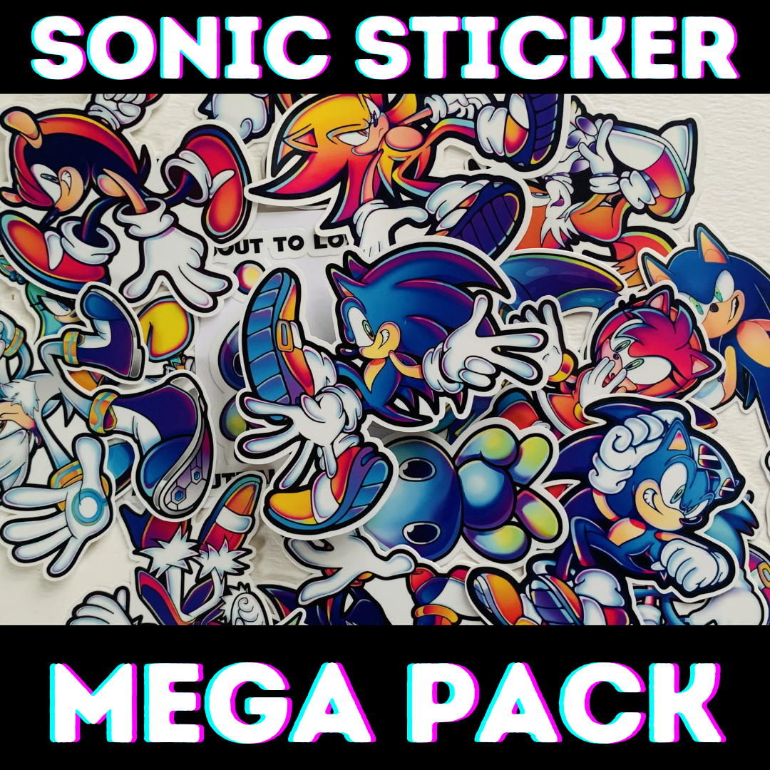 Sonic Sticker Mega Pack | Fan-Art Collection | opalco.art